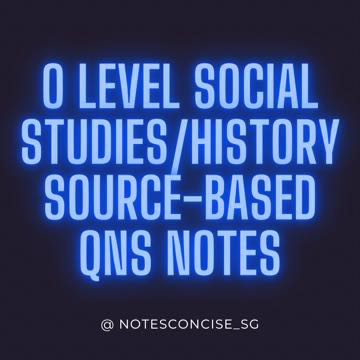 O Level Social Studies Source-Based Qns SS SBQ Notes Sec 3/4 SS SRQ ...