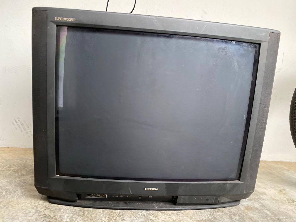 Old Toshiba Colour TV, TV & Home Appliances, TV & Entertainment, TV on ...