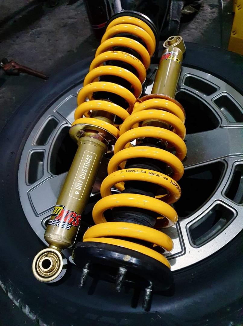 Pajero BK Tjm XGS 2'' lift kit springs and Shocks Shock absorber cK ...