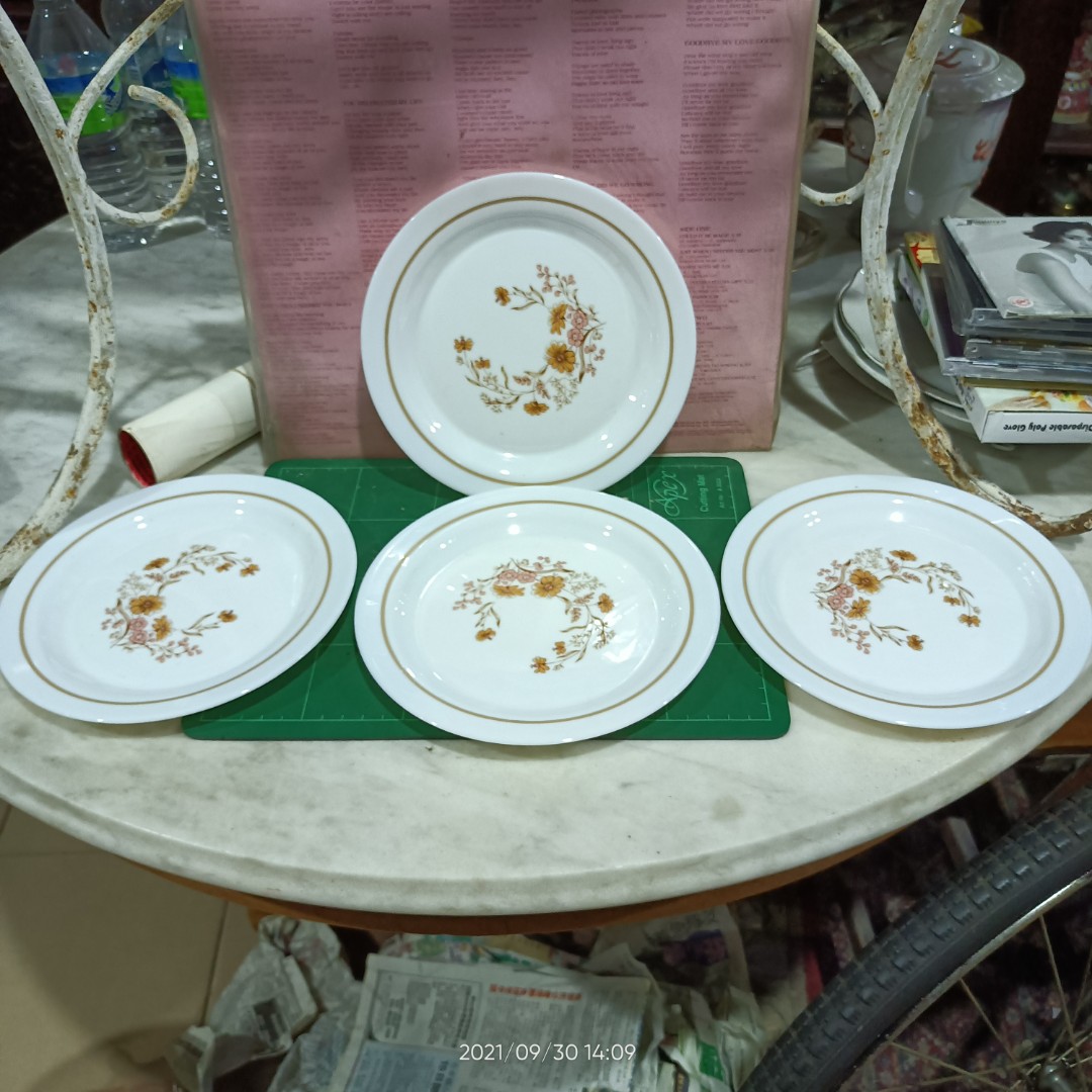 Piring leper pyrex Woodland, Furniture & Home Living, Home Decor, Vases ...