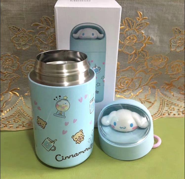 MINISO x Sanrio Stainless Steel Thermal Flask - Hello Kitty Pompompurin Cinnamoroll Melody ...