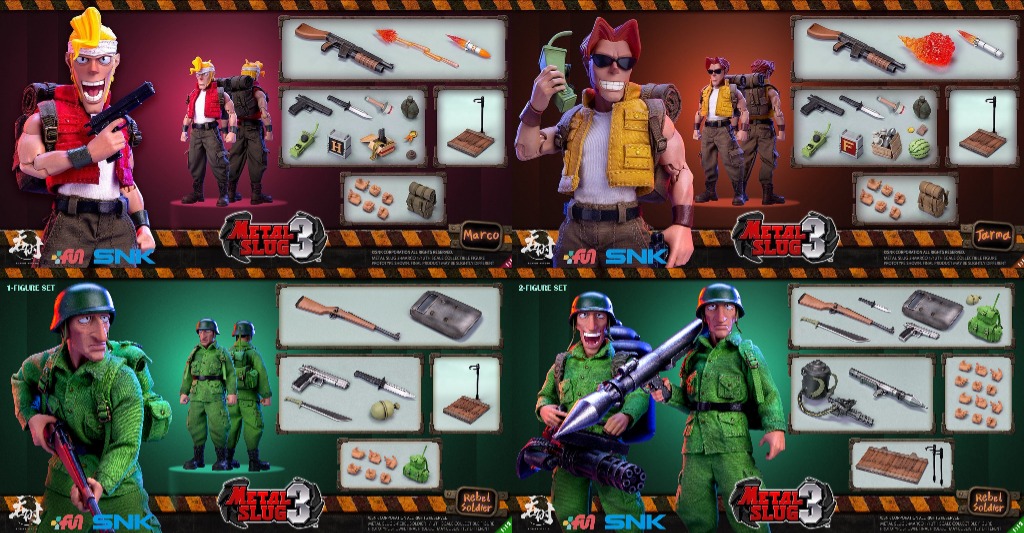 [PO] Tunshi Studio 1/12 Scale Action Figure - SNK Metal Slug 3 - Marco ...