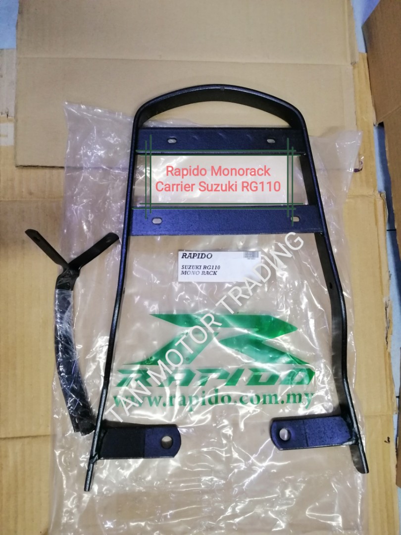Rapido Monorack Carrier Suzuki RG110, Auto Accessories on Carousell