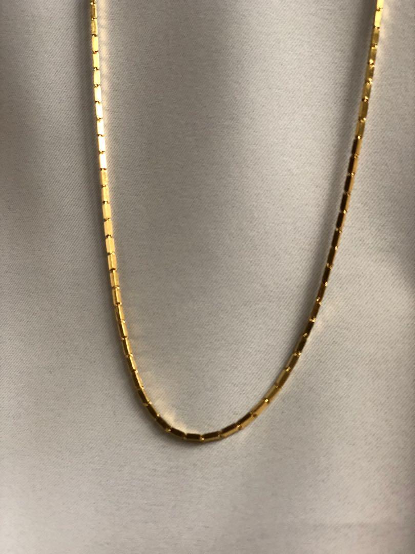  RARE 22K Vintage Baht Necklace 14 8G 22 5 Women s Fashion Jewelry