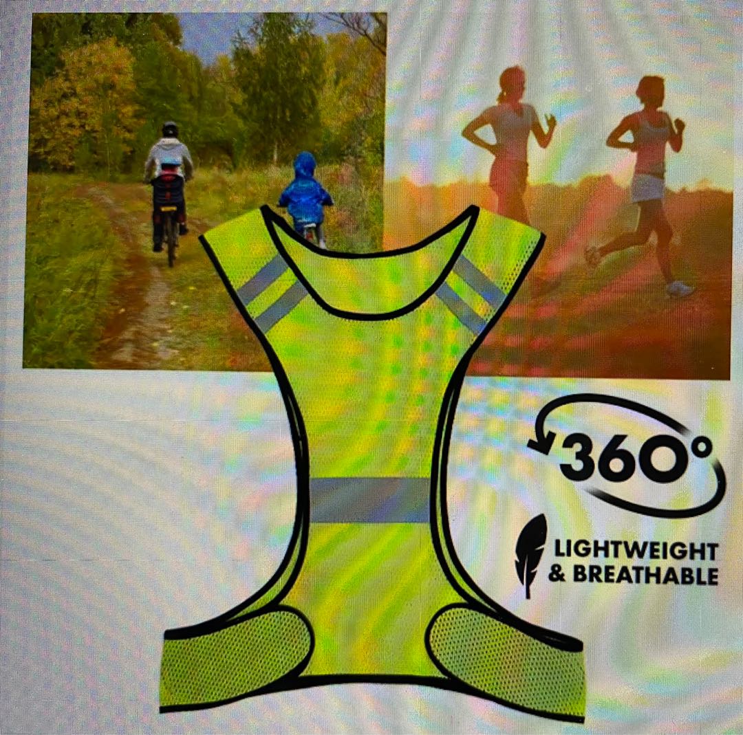 Reflective night safety vest, Men's Fashion, Tops & Sets, Vests on ...