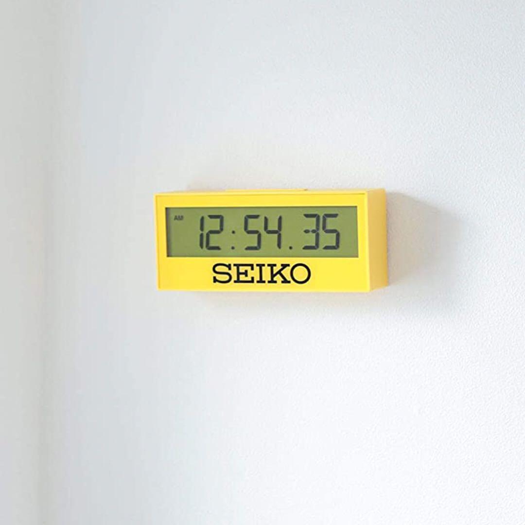 Seiko Sport Timer Clock - Medium / Yellow, Furniture & Home Living ...