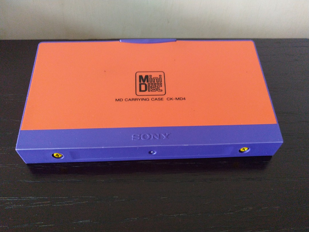 SONY MiniDisc MD Carrying Case (CK-MD4), 音響器材, 可攜式音響設備 - Carousell