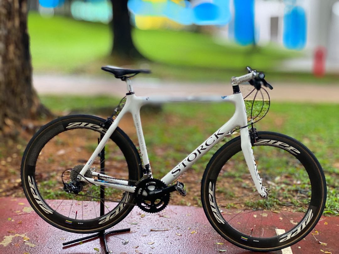 Storck Germany Full Carbon road bike flat bar Shimano 105 large, Sports ...