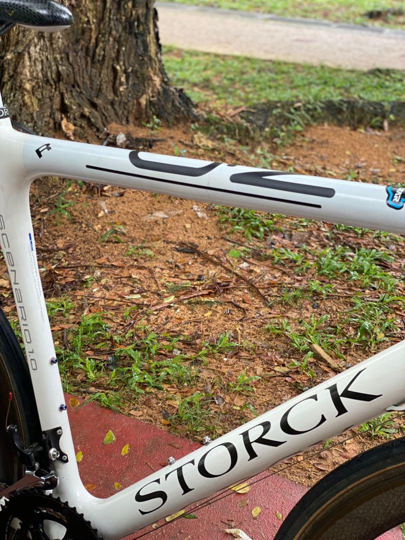 Storck Germany Full Carbon road bike flat bar Shimano 105 large, Sports ...