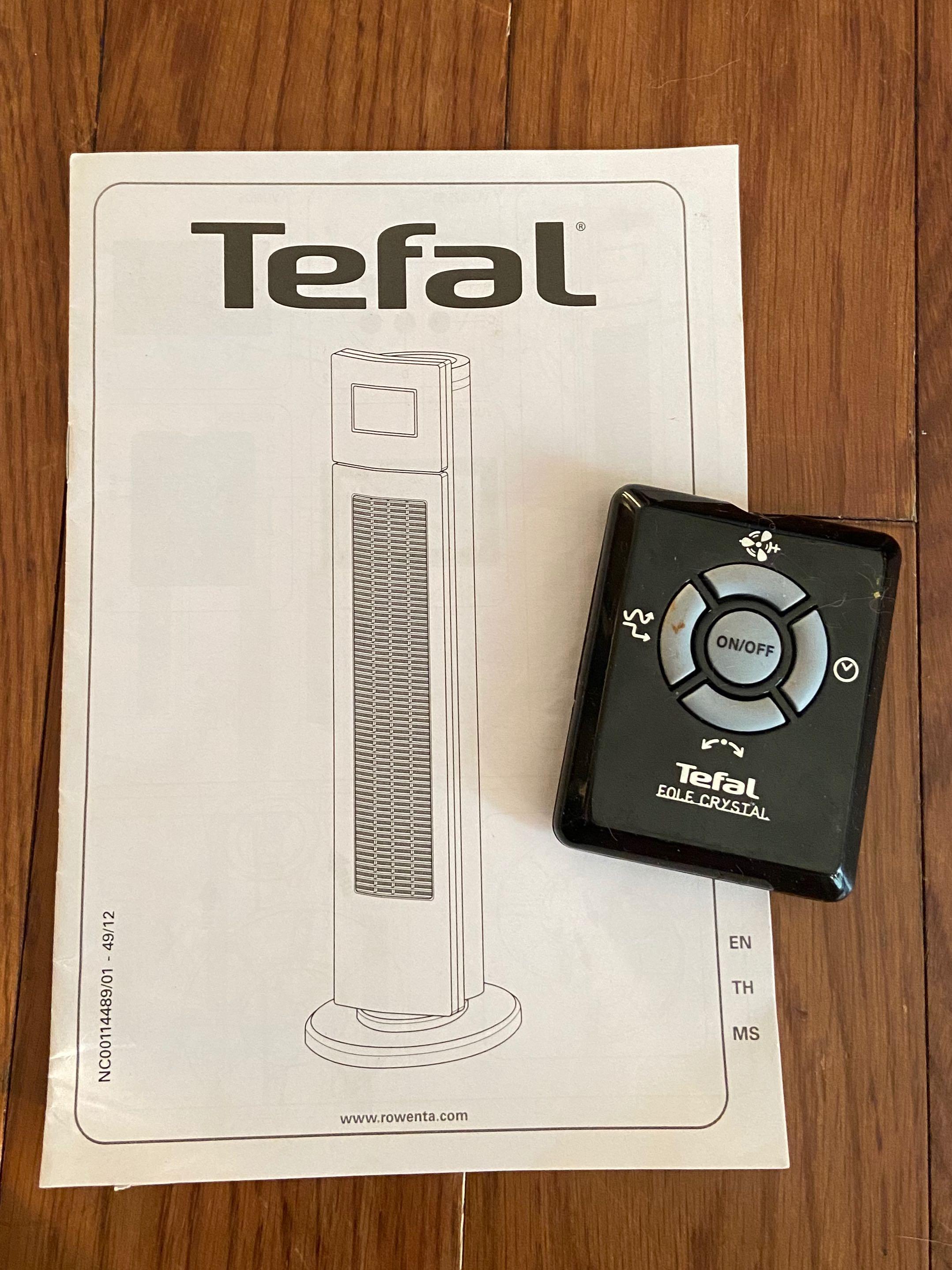 Tefal Tower Fan with Remote, 傢俬＆家居, 燈飾及風扇, 風扇 - Carousell