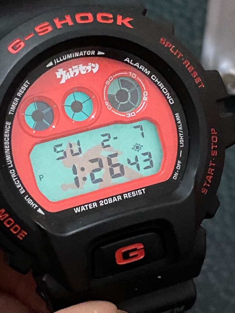 ultraman Casio G-SHOCK DW-6900 x 咸蛋超人「TDF」ULTRAMAN SERIES 45th ...