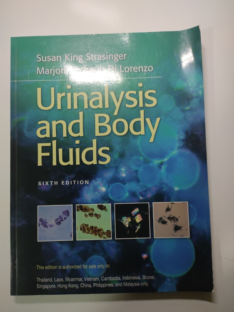 Urinalysis and Bodily Fluids (6th Edition) - Strasinger, Hobbies & Toys ...