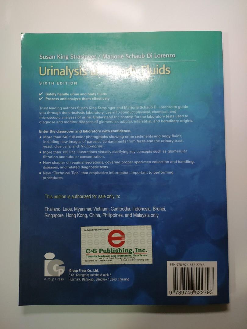 Urinalysis and Bodily Fluids (6th Edition) - Strasinger, Hobbies & Toys ...