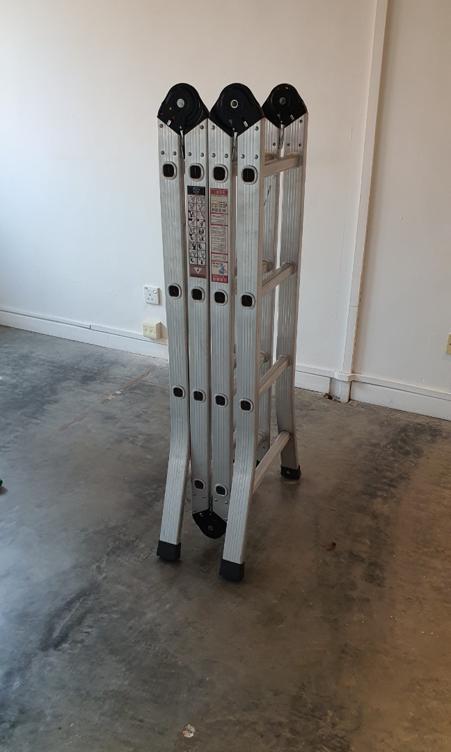 versitile 4 fold ladder, Furniture & Home Living, Home Improvement ...