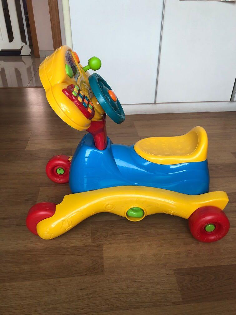 Vtech motorcycle ride on toy with dashboard car, Hobbies & Toys, Toys ...