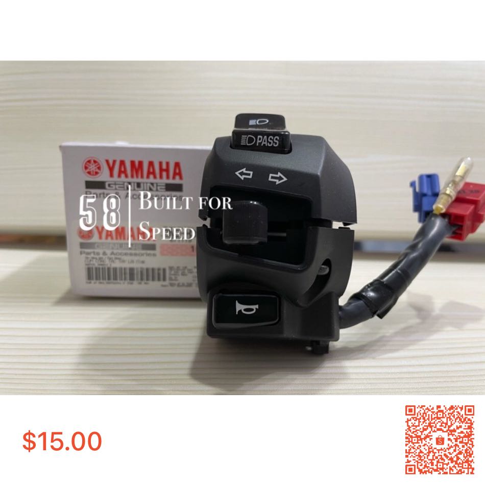 Yamaha Original V2 Handle Switch right side / left side Y15 V2/ SNIPER ...