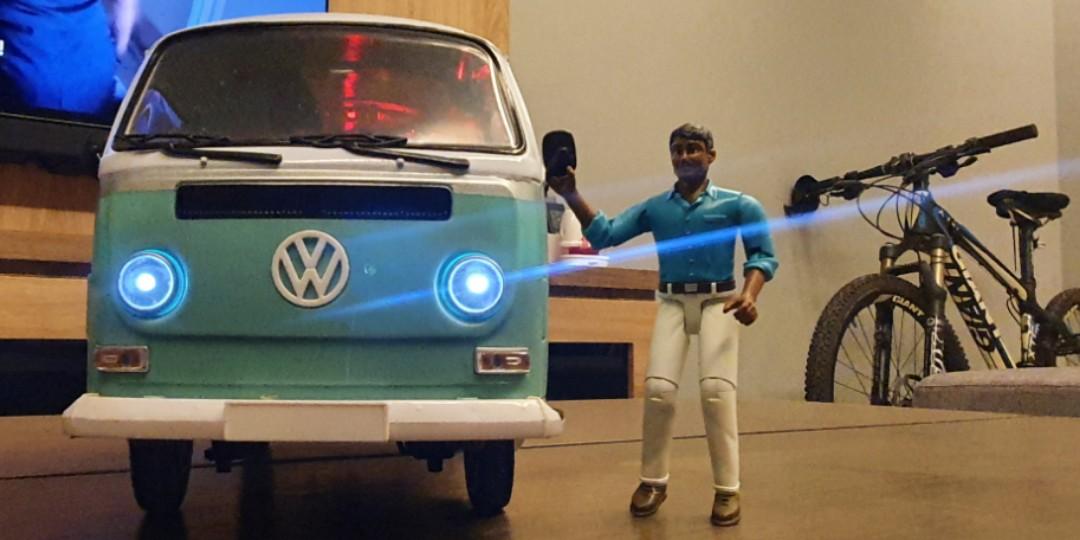 1/14 Remote control vw van diy, Hobbies & Toys, Toys & Games on Carousell