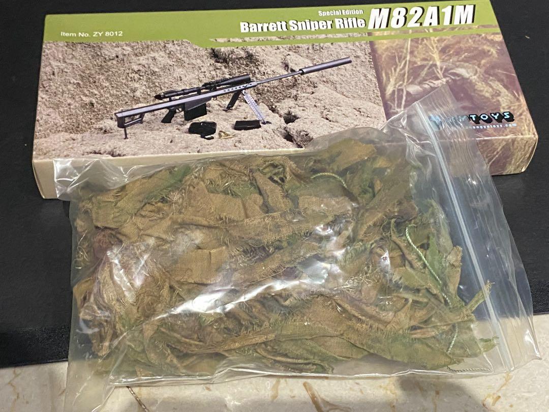 sale 10-20% 1/6 sniper rifle Barrett M82A1M with sniper bag hide ...