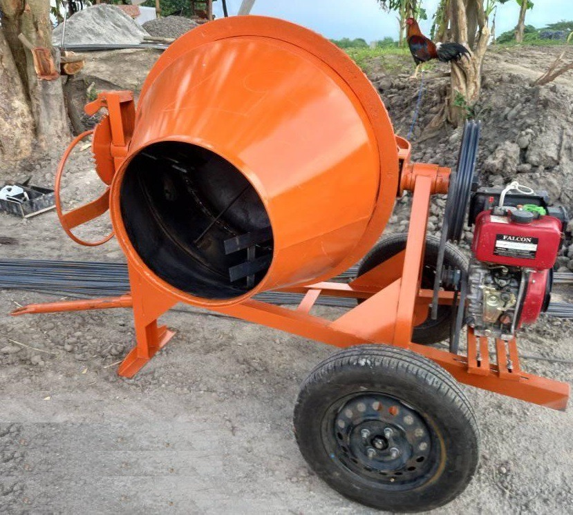 1 Bagger Concrete Mixer 1-Bagger “A”-FRAME angular chassis, Commercial ...