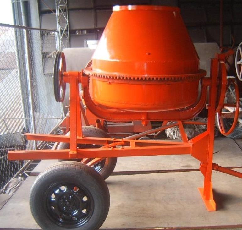 1 Bagger Concrete Mixer 1-Bagger “A”-FRAME angular chassis, Commercial ...