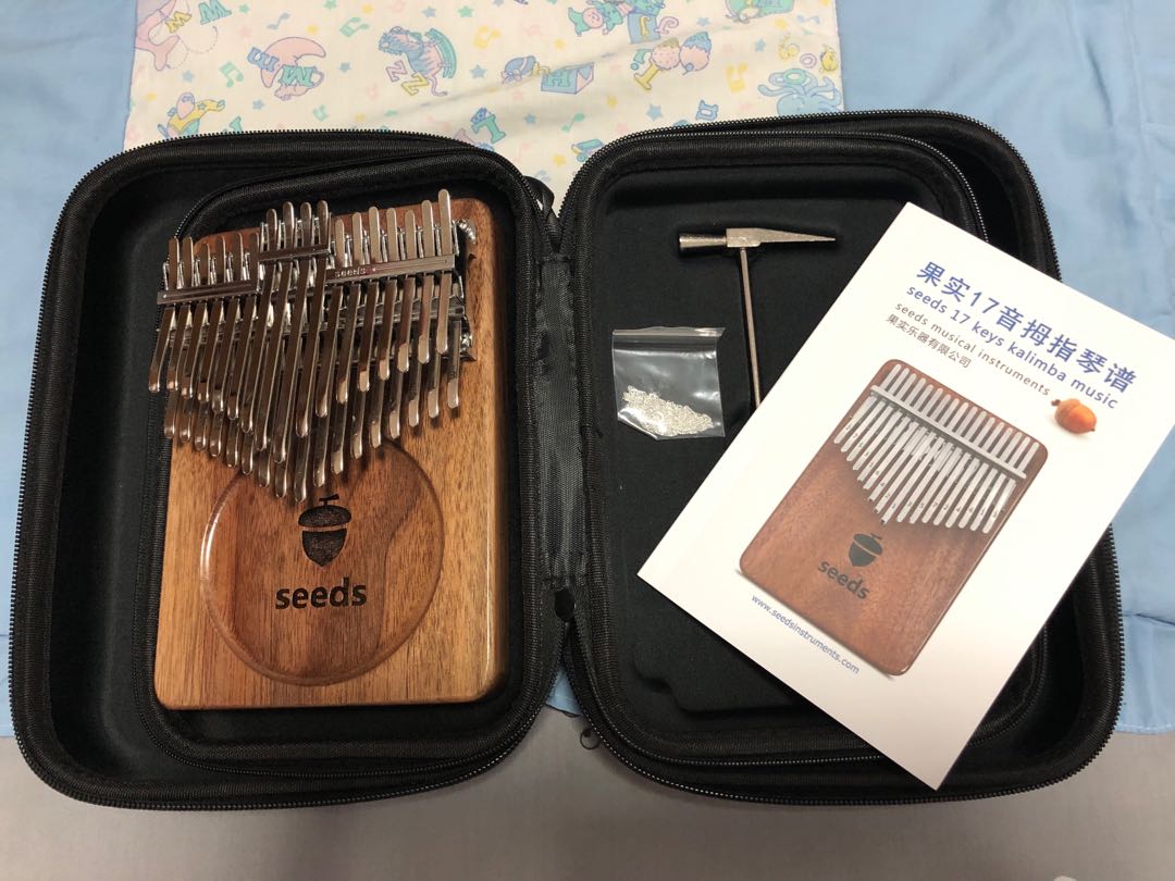 34-key Seed Kalimba, Hobbies & Toys, Music & Media, Musical Instruments ...