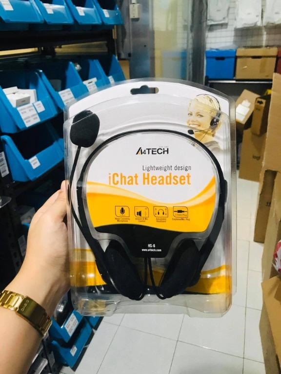 A4Tech HS-6 I-Chat Headset, Audio, Headphones & Headsets on Carousell
