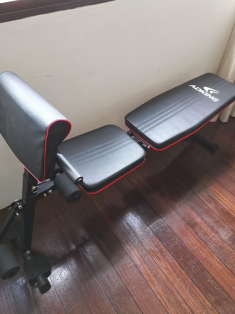 ADKING Gym Bench (Workout, Weightlifting), Sports Equipment, Exercise ...