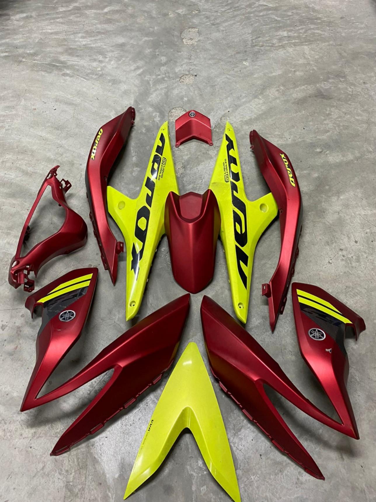 Aerox Full Coverset, Motorcycles, Motorcycle Accessories on Carousell