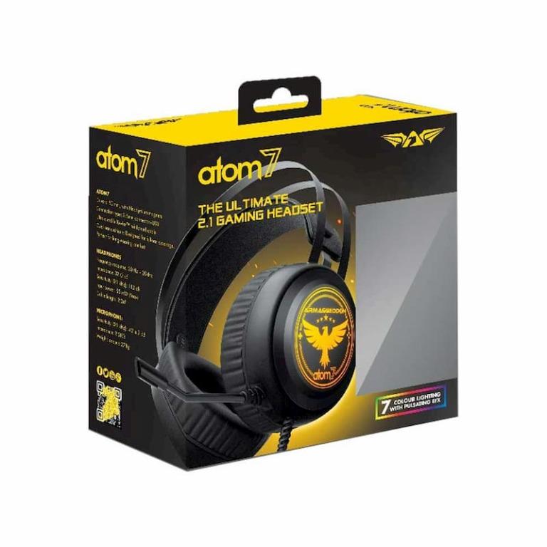 Armaggeddon Atom 7 2.1 Stereo Gaming Headset, Audio, Headphones ...