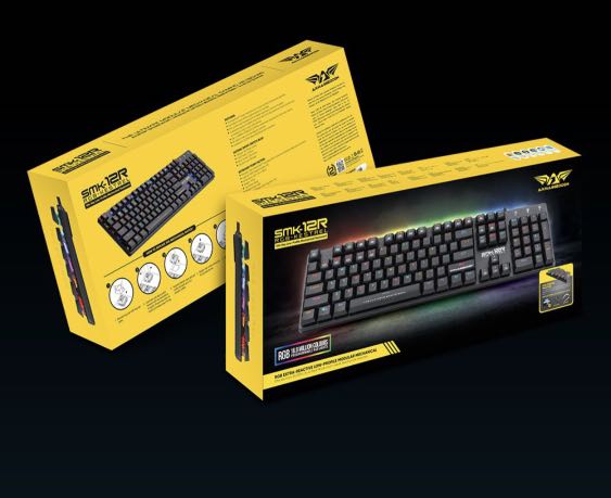 Armaggeddon SMK-12R RGB Kestrel Outemu Switch Mechanical Keyboard | 104 ...