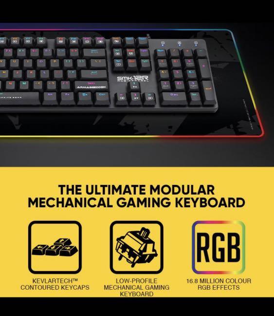 Armaggeddon SMK-12R RGB Kestrel Outemu Switch Mechanical Keyboard | 104 ...