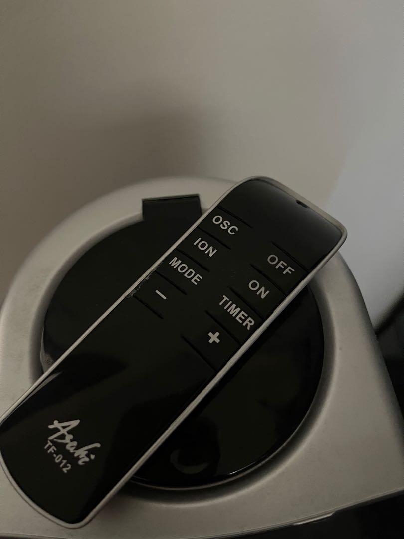 Asahi Tower Fan with Ionizer and Remote TF-012, Furniture & Home Living ...