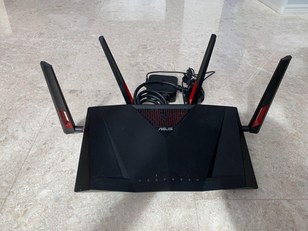 Asus RT-AC88U AC3100 Dual Band Router, Computers & Tech, Parts ...