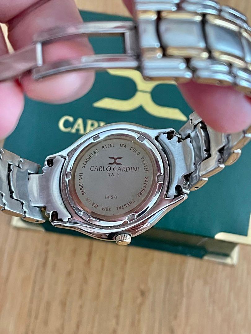 Vintage Carlo Cardini 18K Gold Watch, Men's Fashion, Watches ...