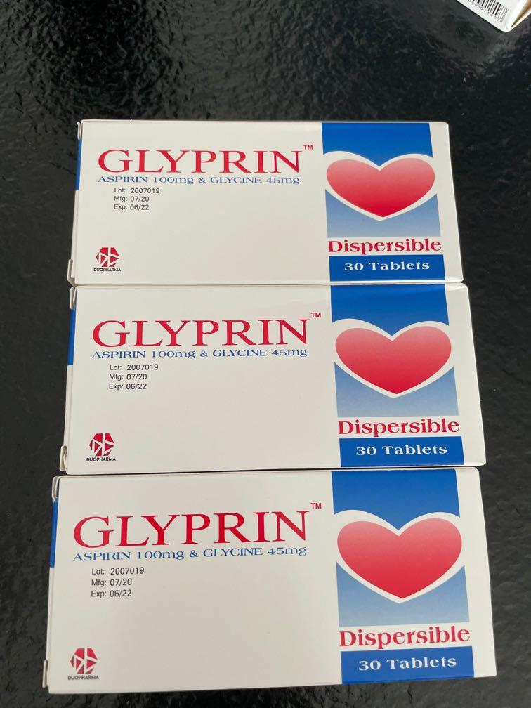 BN Glyprin Aspirin 100mg & Glycine 45mg, Everything Else on Carousell