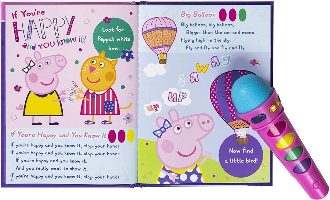 BNIB: Peppa Pig: Sing with Peppa! Sing along microphone and songbook ...