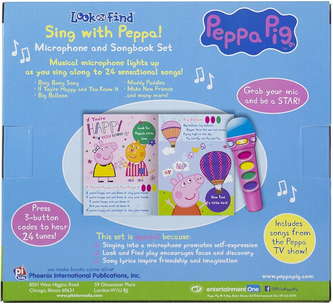 BNIB: Peppa Pig: Sing with Peppa! Sing along microphone and songbook ...