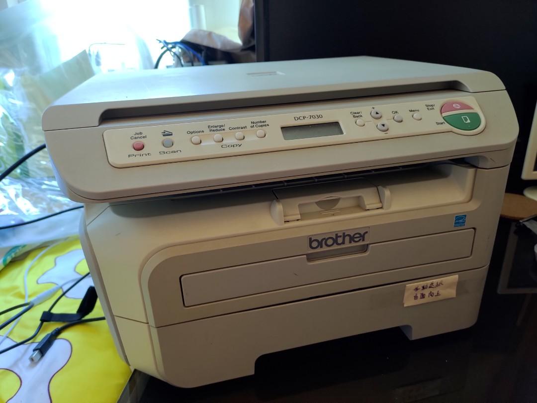 Brother 多用途鐳射打印機 DCP-7030, 電腦＆科技, 打印機及影印機 - Carousell
