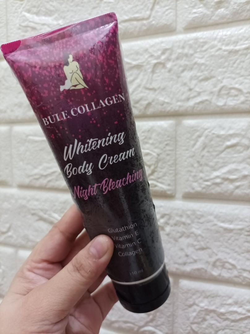 Bule Collagen Body Bleaching Night Bleaching, Kesehatan & Kecantikan, Kulit, Sabun & Tubuh di ...
