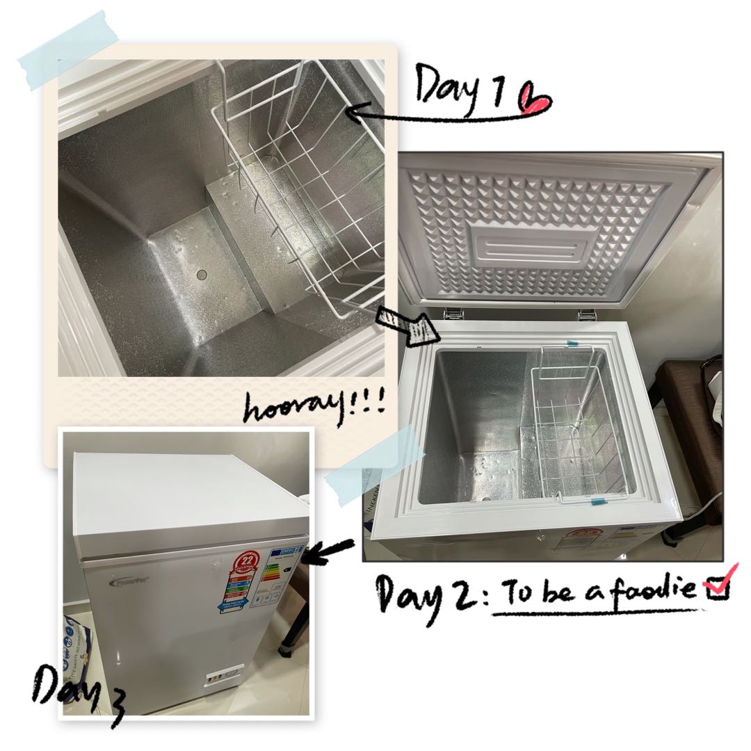 Chest freezer 100 L, Furniture & Home Living, Kitchenware & Tableware ...