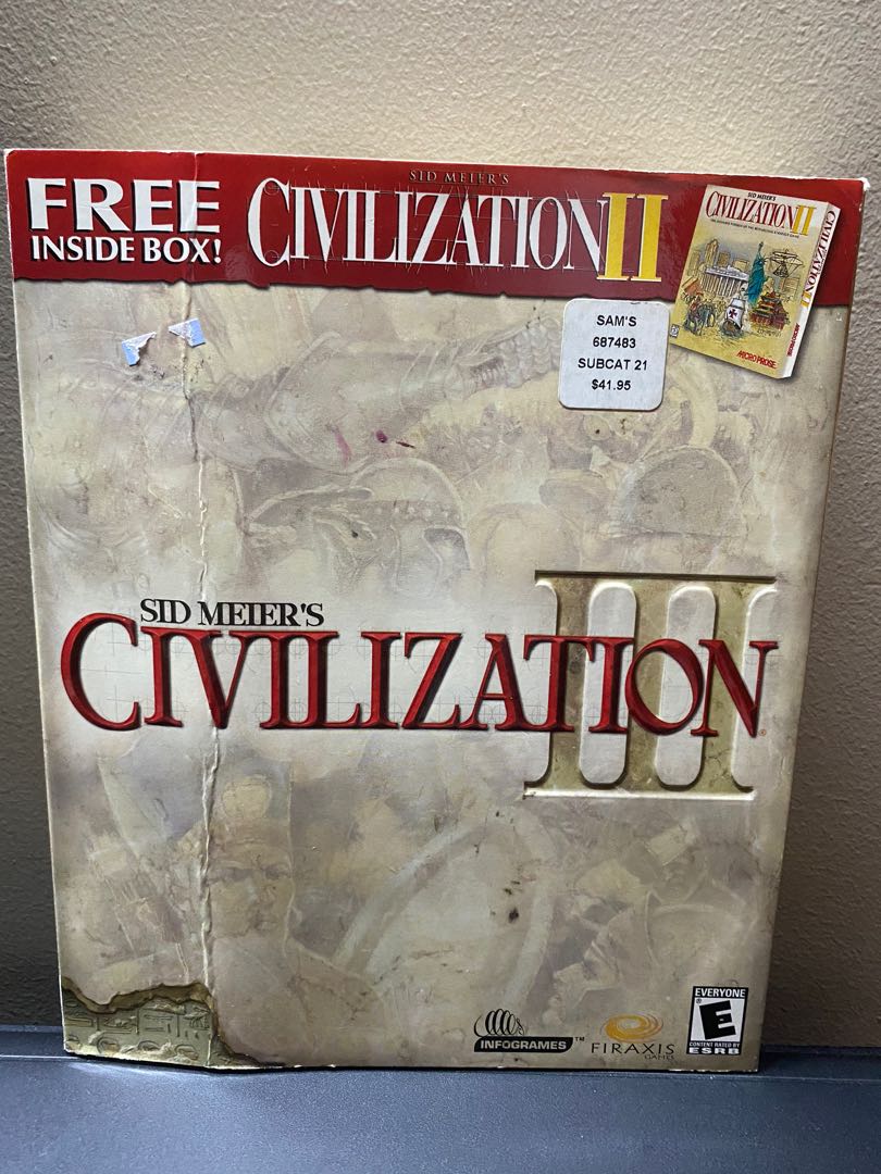 Civilization 3 PC Game Big Box with free Civilization 2, Video Gaming ...