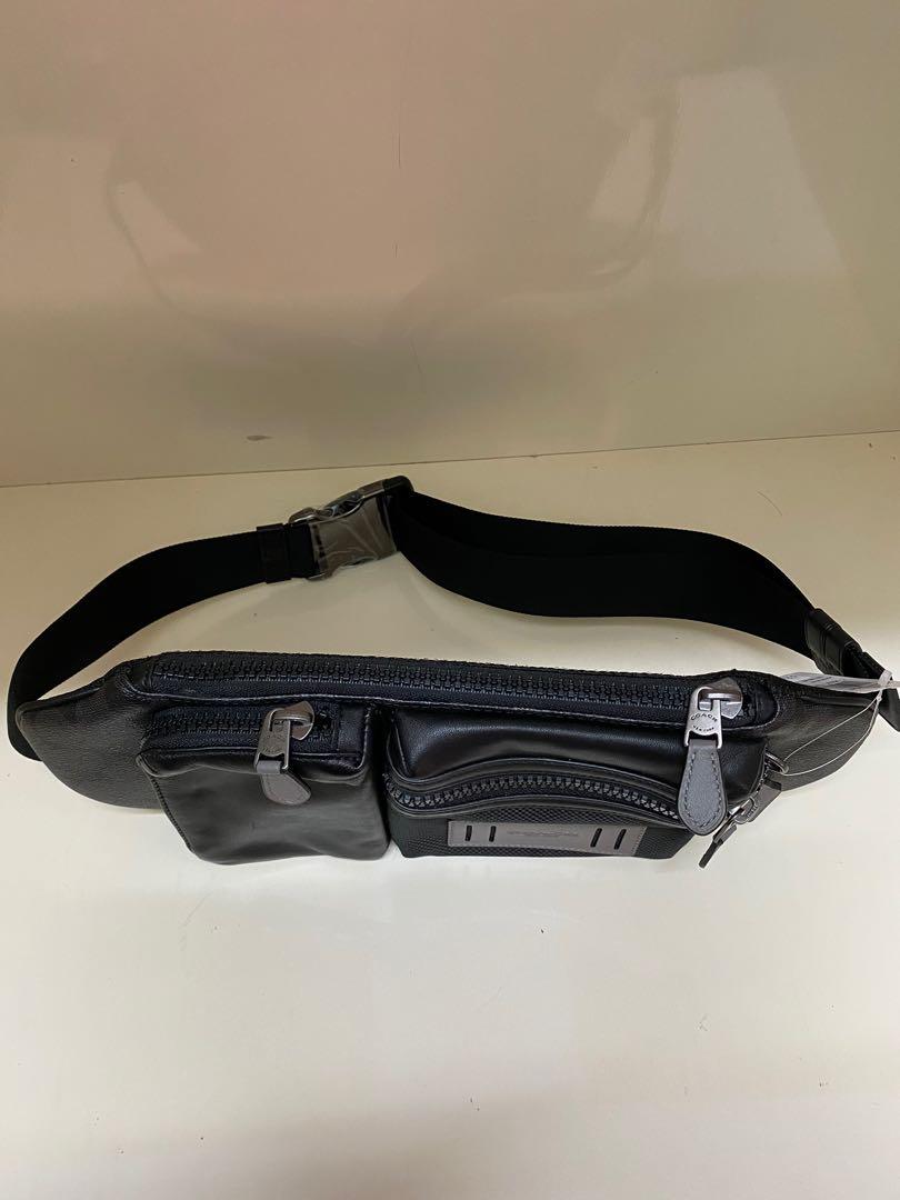 Coach (5623) Rider Belt Bag in Signature Canvas, Men's Fashion, Bags ...