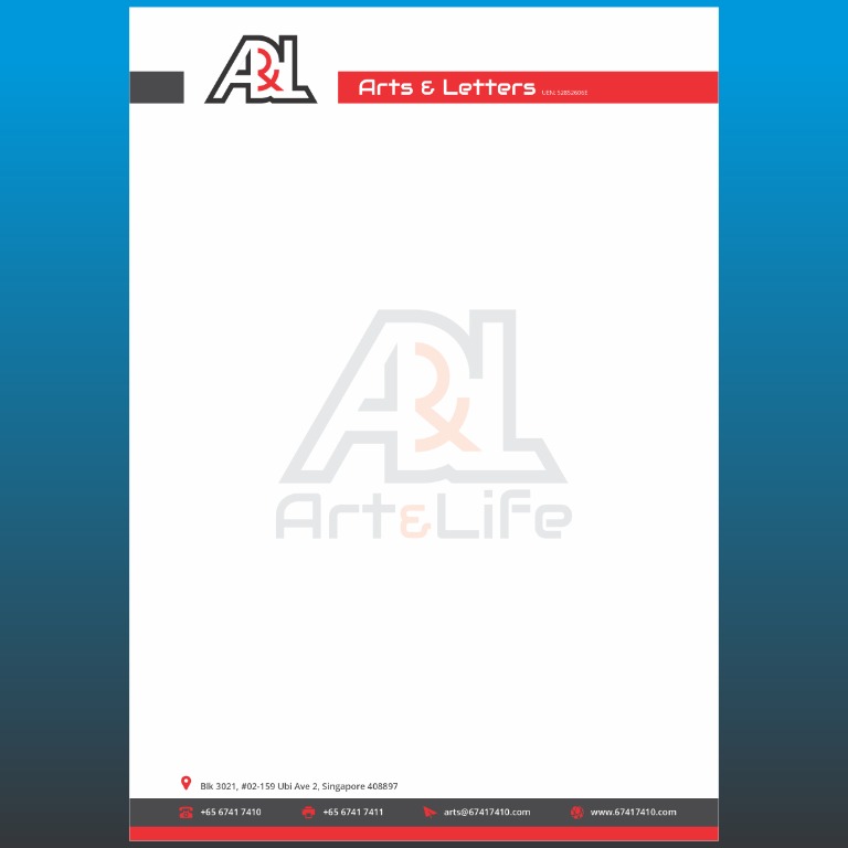 🔴 Custom Company Letterhead Offset Printing 🔴 FREE ARTWORK 🔴 Size A4 🔴 ...
