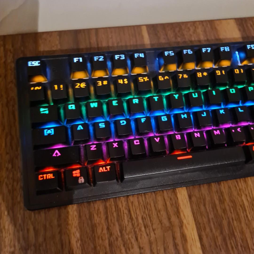 Gigaware RGB Wired Mechanical Keyboard, Computers & Tech, Parts ...