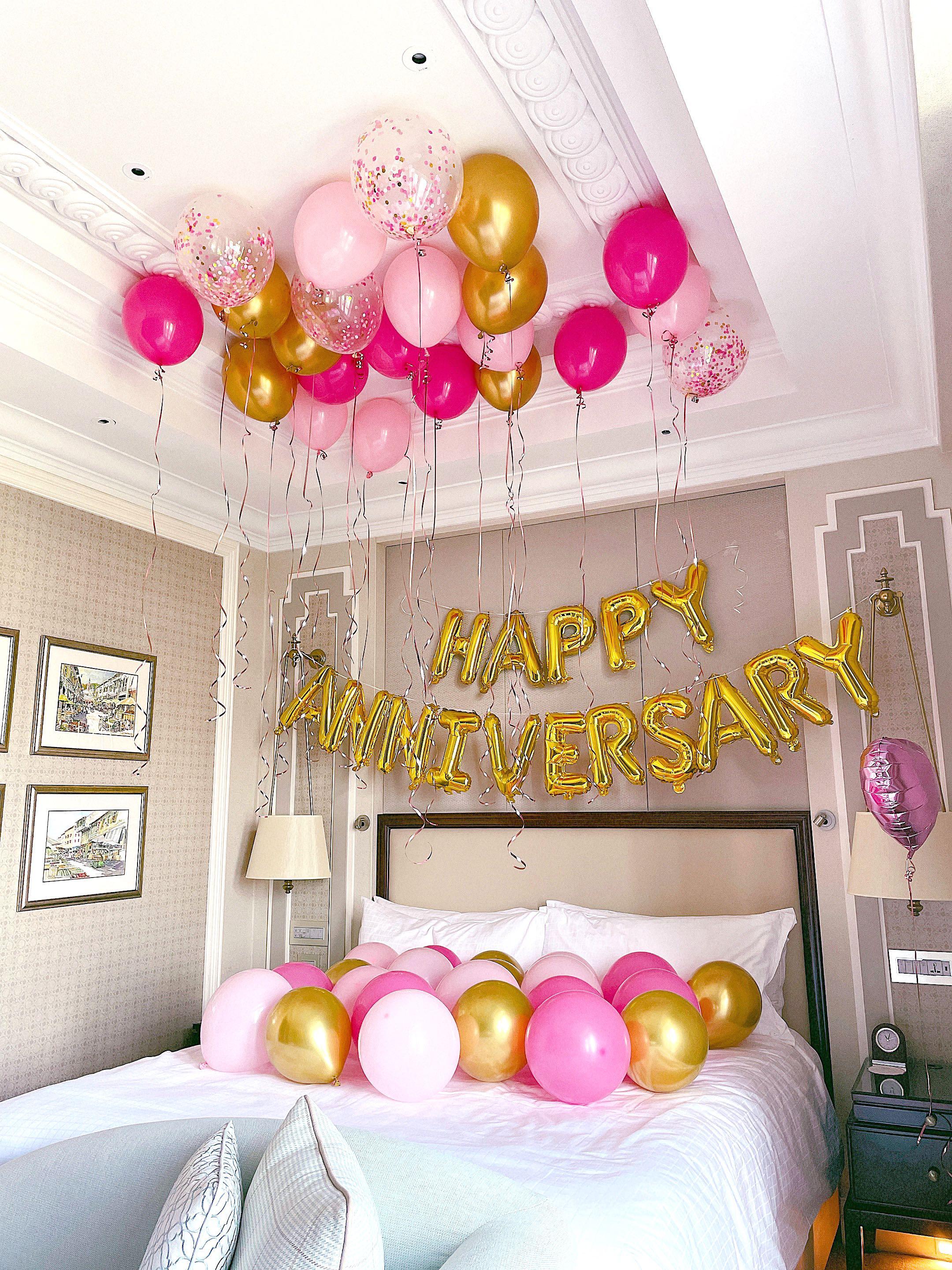 Helium Balloons, Balloon set up, proposal set up, Birthday balloons set ...