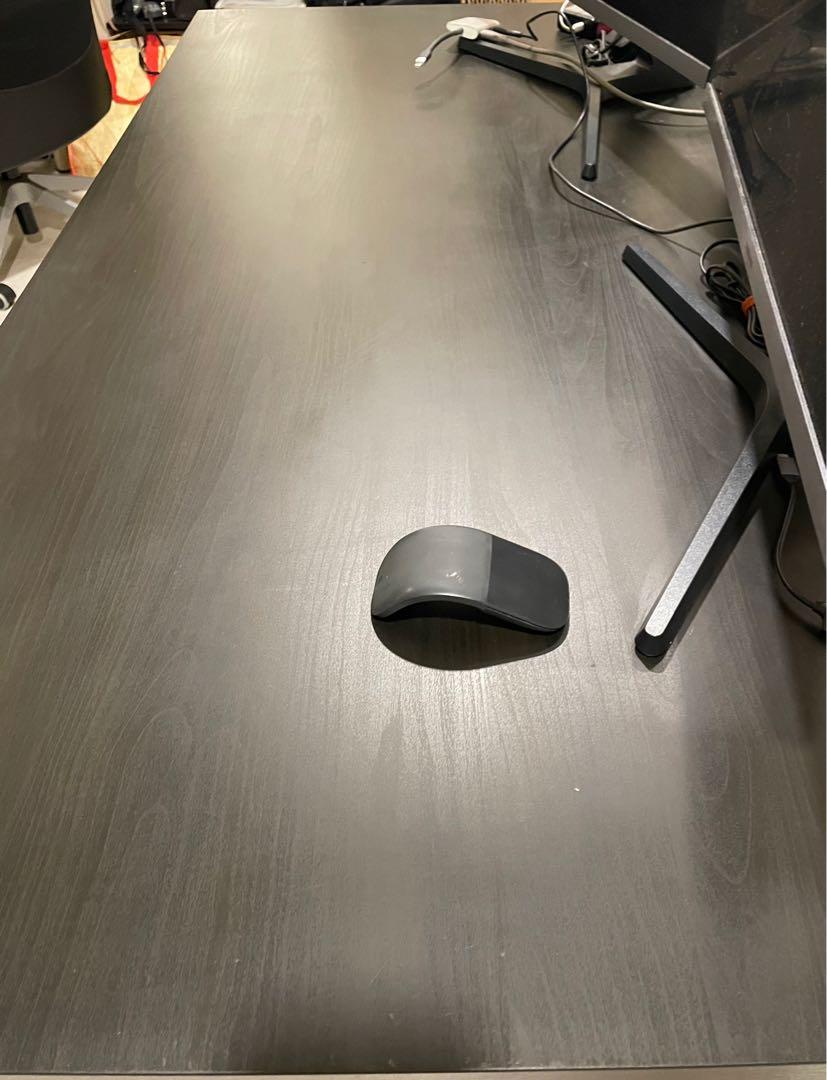 IKEA linmon desk with Hilver legs, Furniture & Home Living, Furniture ...