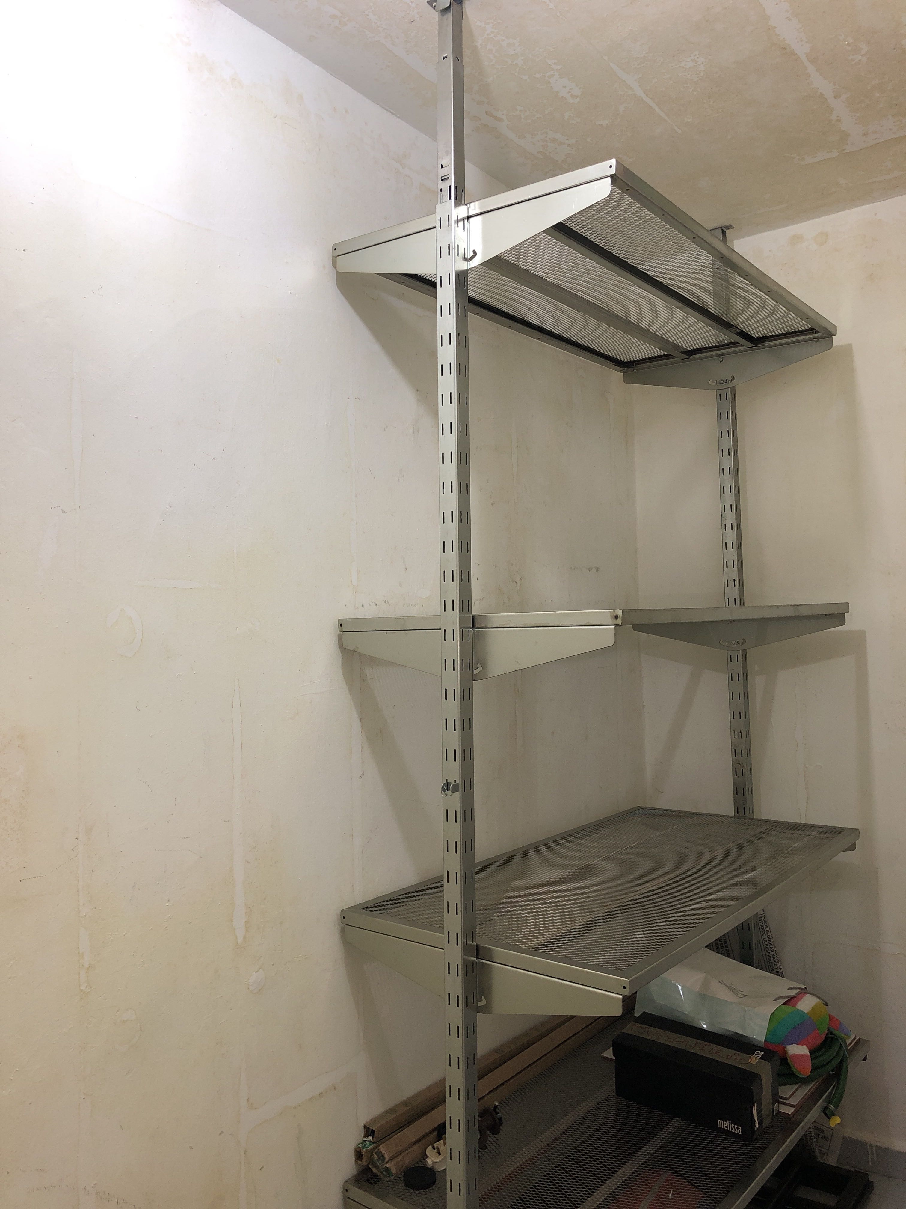 Ikea stainless steel shelving unit system, Furniture & Home Living ...