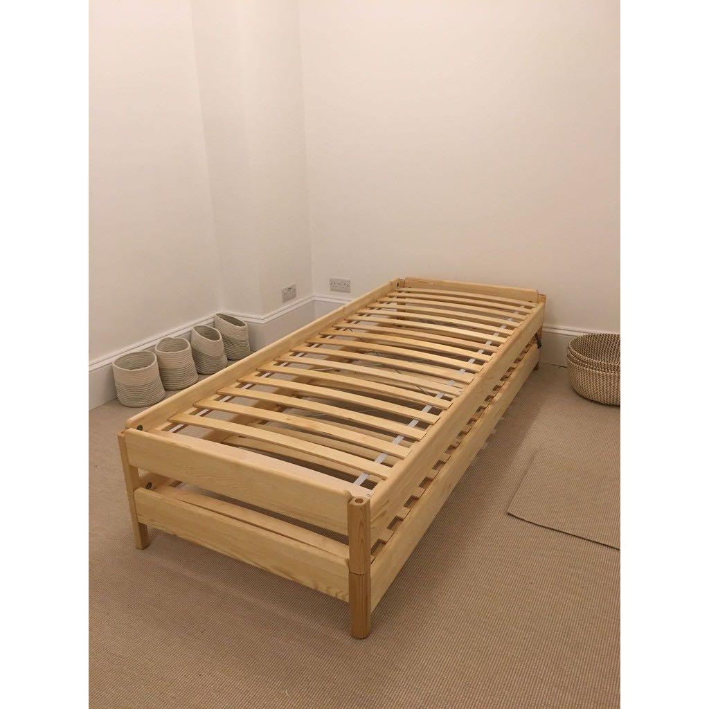 IKEA Utaker stackable bed, Furniture & Home Living, Furniture, Bed ...