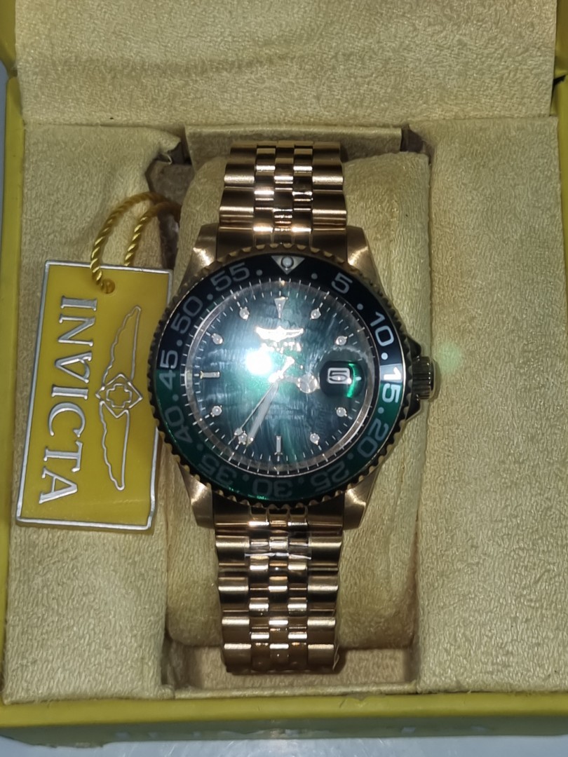 INVICTA 18K Gold watch, Men's Fashion, Watches & Accessories, Watches ...