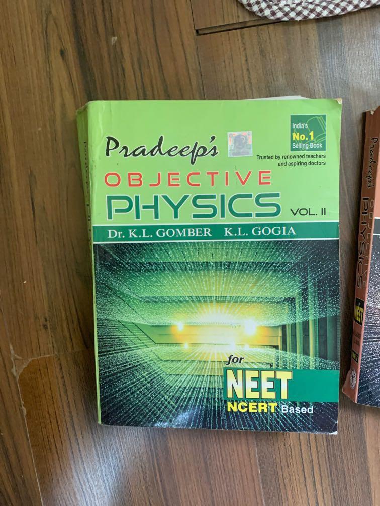 JEE NEET - Class 11 and 12 physics books, Hobbies & Toys, Books ...